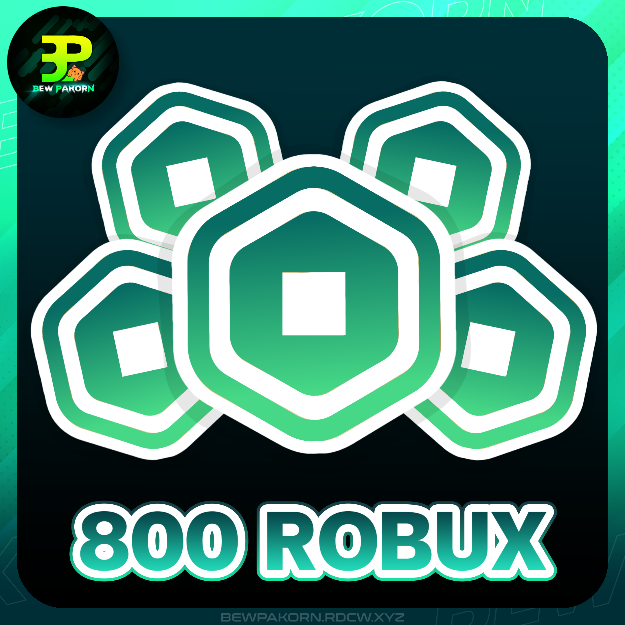 🧊 800 ROBUX • BewPaKorn SHOP