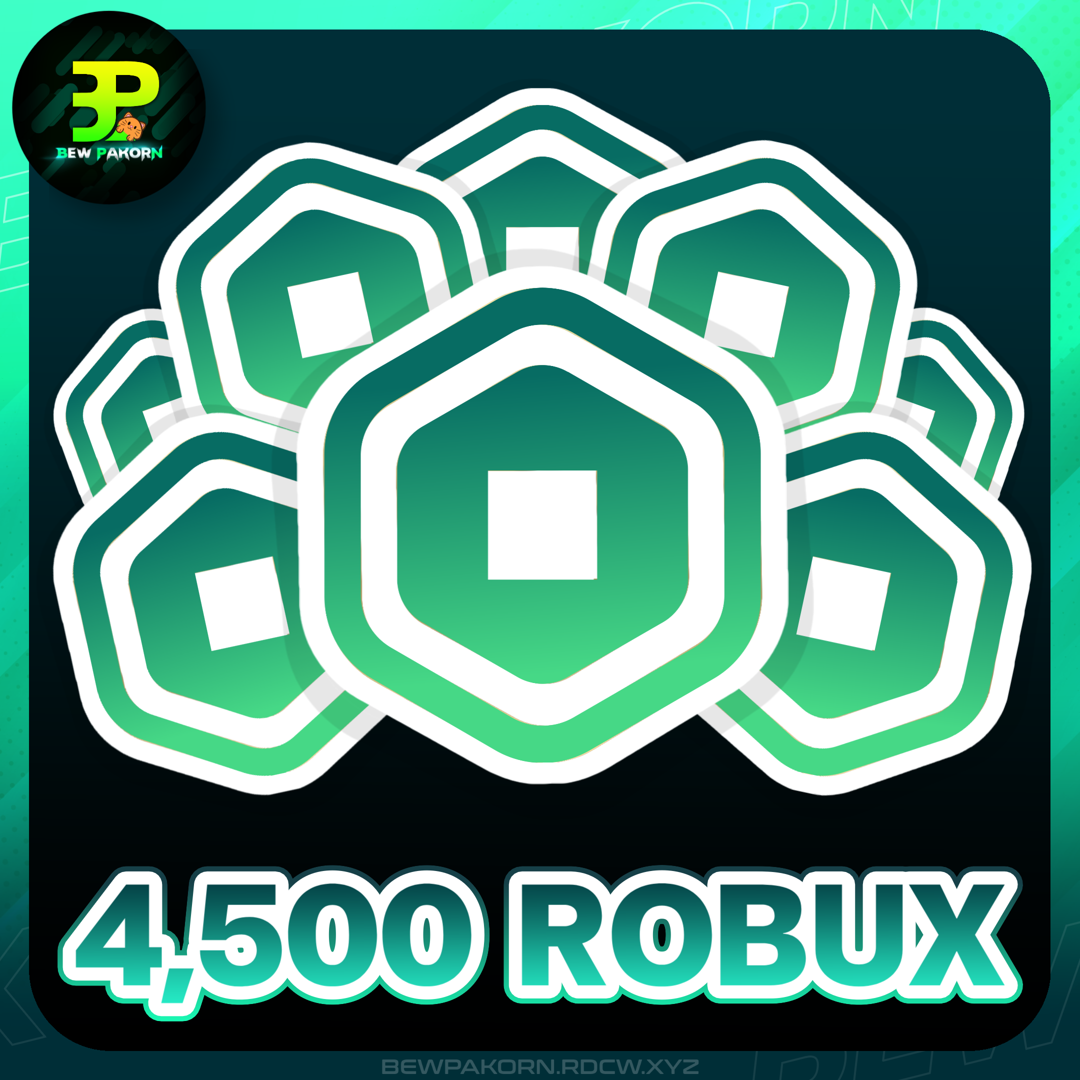 🧊 4,500 ROBUX • BewPaKorn SHOP